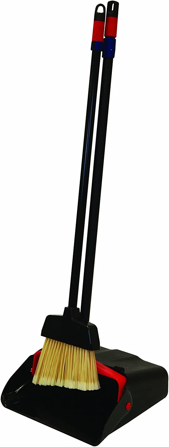 O-Cedar Maxi Plus Lobby Dust Pan with Lobby Broom, 1/EA – sjbindustrial