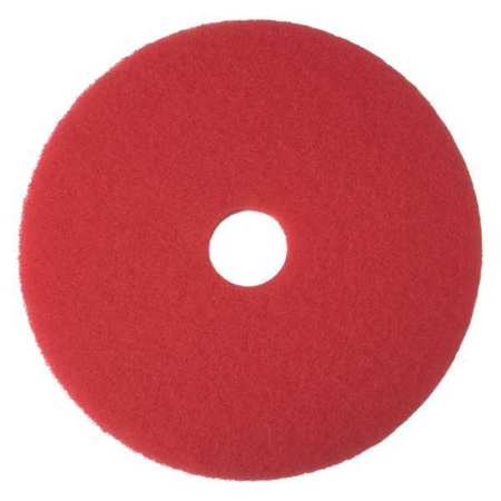 3M 5100 Floor Pad 13" Red Buffing 5/CS – sjbindustrial